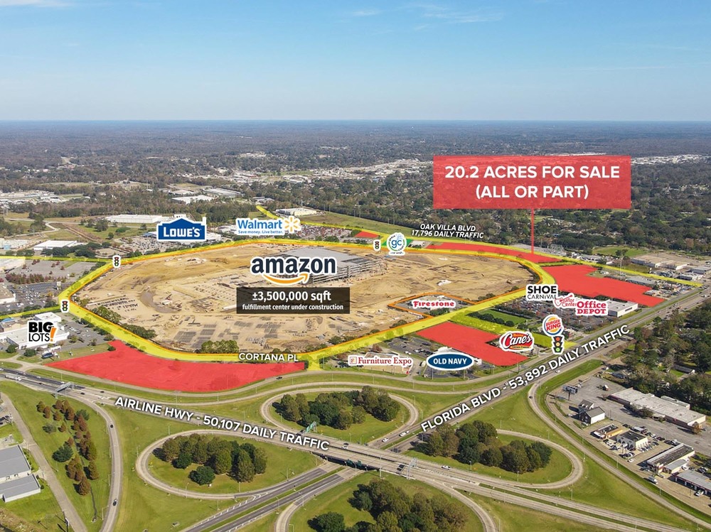 Land Surrounding Planned Amazon Fulfillment Center FOR LEASE on Cortana ...